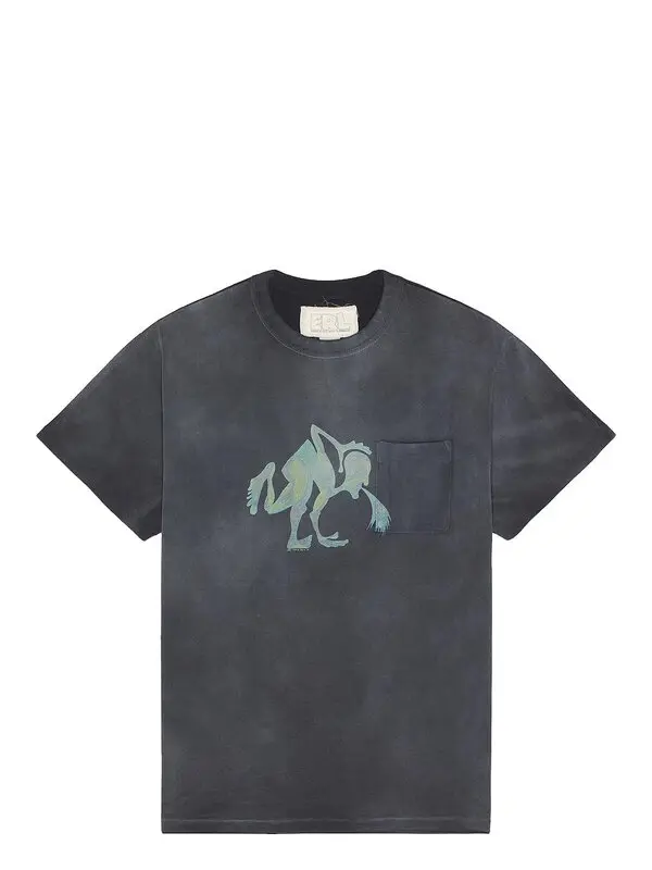 ERL Puke T-shirt Knit - Blue