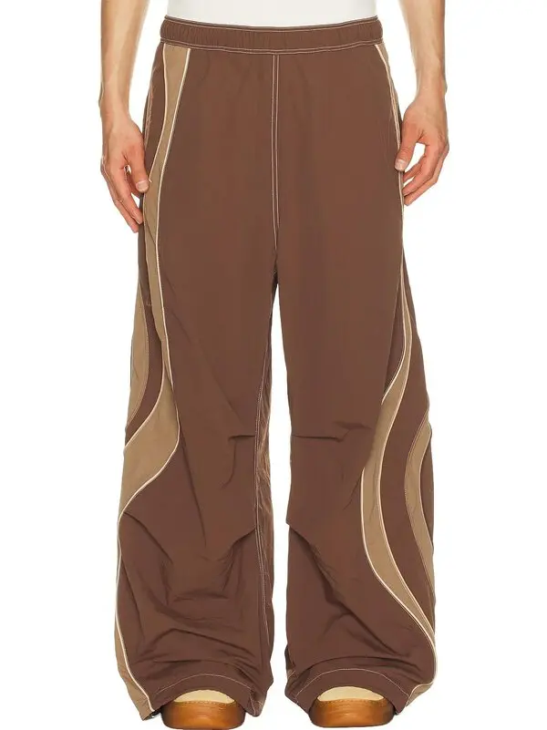 ERL Ufo Track Pants Woven - Brown