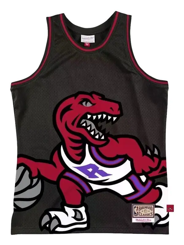 Mitchell & Ness Nba Toronto Raptors Hardwood Classics Printed Tank Top - Black
