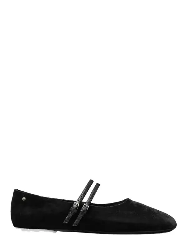 Tory Burch Two-bands Ballet Flats - Black