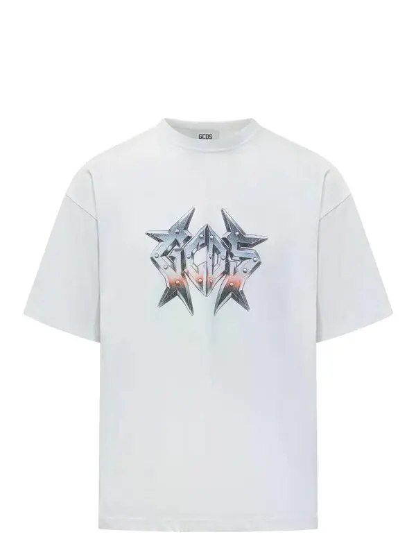Gcds Graphic Short-sleeve T-shirt - White