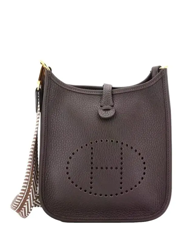 Hermès Evelyne Tpm Crossbody Bag Clemence Gen Iii - Brown