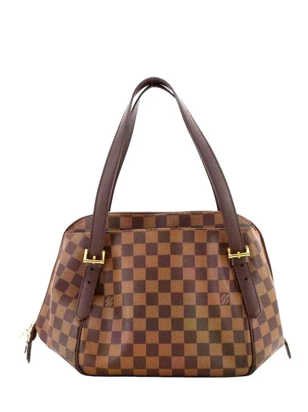 LOUIS VUITTON Belem Handbag Damier Mm Shoulder Bag - Brown