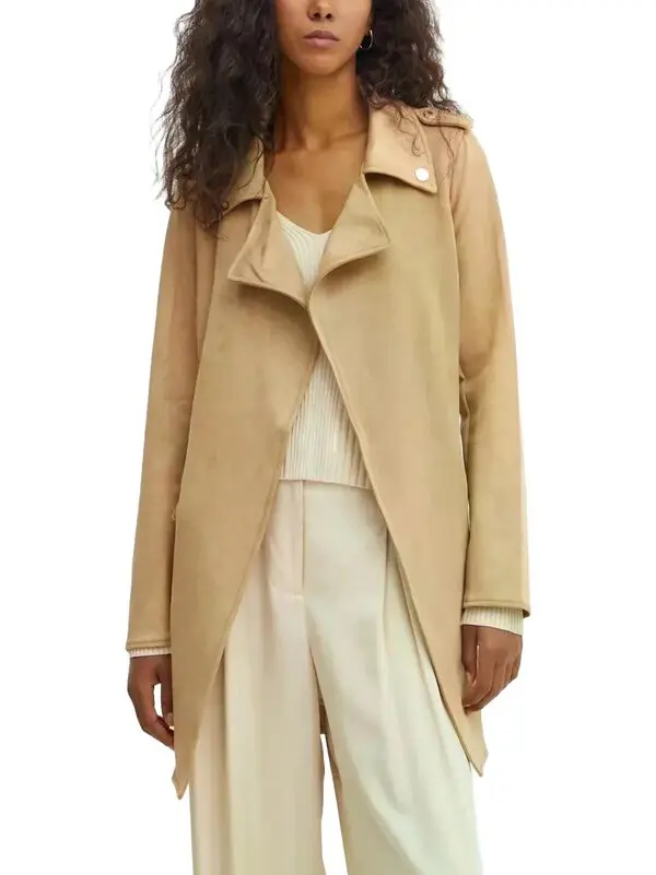 MORGAN Belted Trench Coat - Neutrals