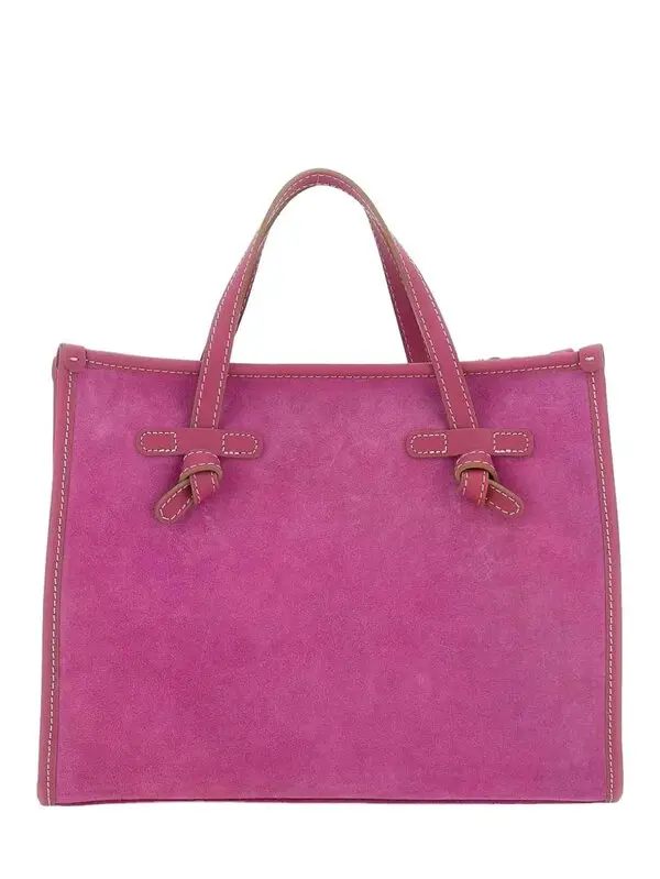 GIANNI CHIARINI Miss Marcella 32 Suede Tote Bag - Pink