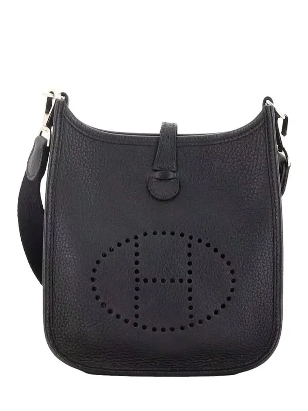 Hermès Evelyne Tpm Crossbody Bag Clemence Leather - Black