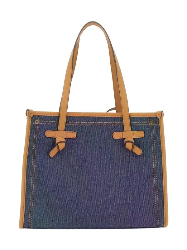GIANNI CHIARINI Marcella Denim Tote - Blue