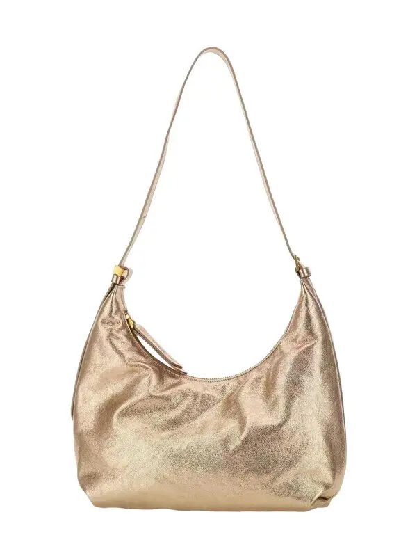 GIANNI CHIARINI Ella Leather Shoulder Bag - Gold
