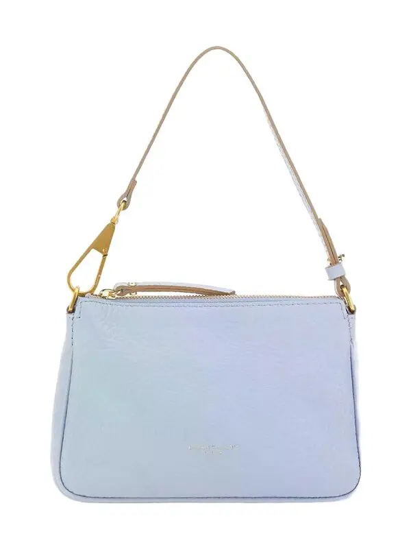 GIANNI CHIARINI Brooke Leather Shoulder Bag - Blue