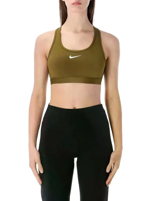 Nike Swoosh Sleeveless Sport Bras - Green