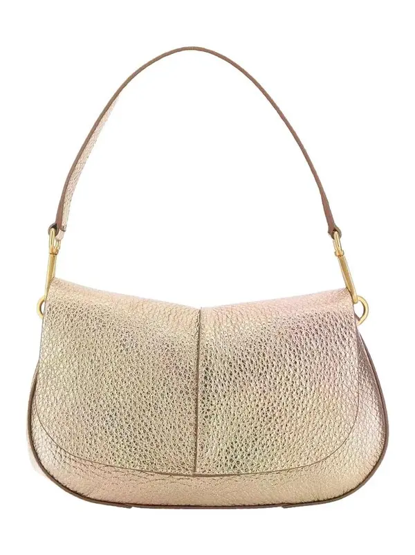 GIANNI CHIARINI Helena Round Grained Leather Shoulder Bag - Pink