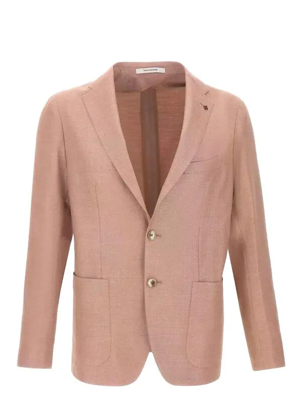 Tagliatore Patch Pocket Single-breasted Blazer - Pink