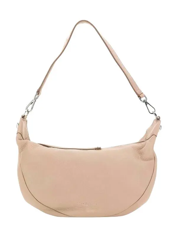 GIANNI CHIARINI Aisha Grained Leather Shoulder Bag - Neutrals