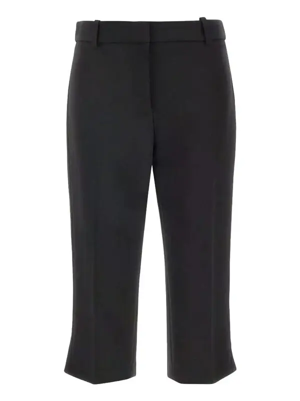 Elisabetta Franchi Tailored Cropped Trousers - Black