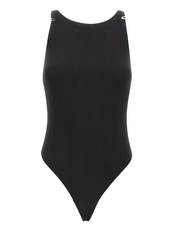 Elisabetta Franchi Crew-neck Bodysuit - Black