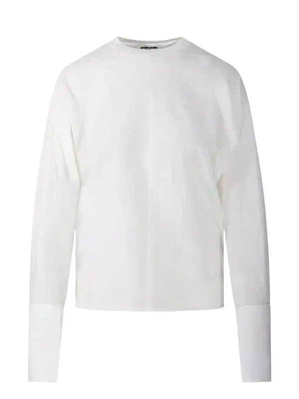 DARKPARK Long-sleeve Cuff Top - White