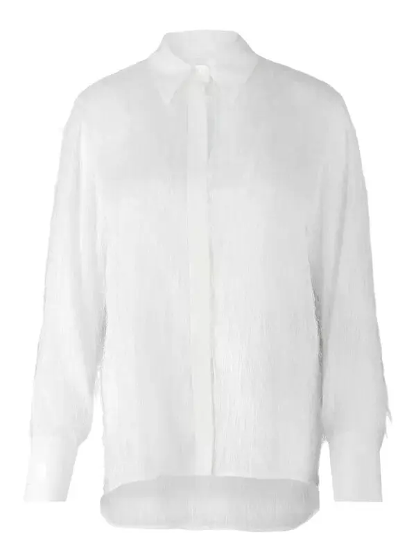 Peserico Fringe-embellished Shirt - White