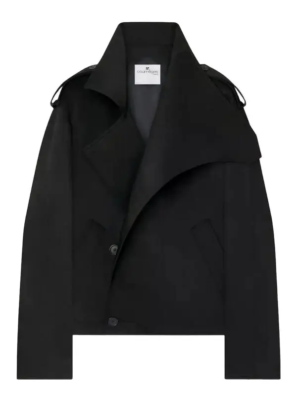 COURREGES Buttoned Jacket - Black