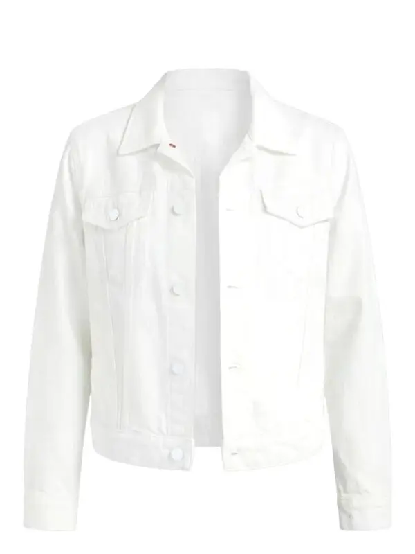MOTHER The Bruiser Denim Jacket - White