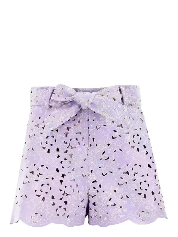 CHRISTY LYNN Floral Print Shorts - Purple