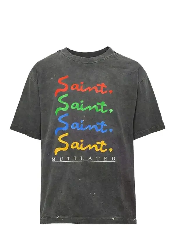 SAINT MXXXXXX Short-sleeve T-shirt - Black