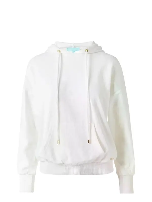 Melissa Odabash Nora Drawstring Sweatshirt - White