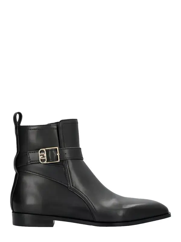 Liu Jo Buckle-detail Ankle Boots - Black