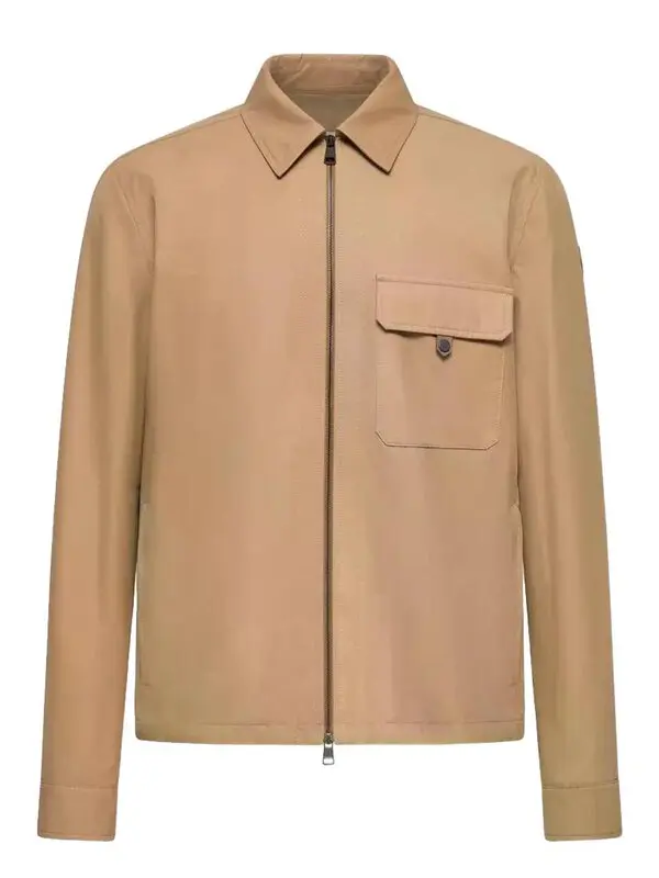 Moncler Flap Pocket Zip Jacket - Neutrals