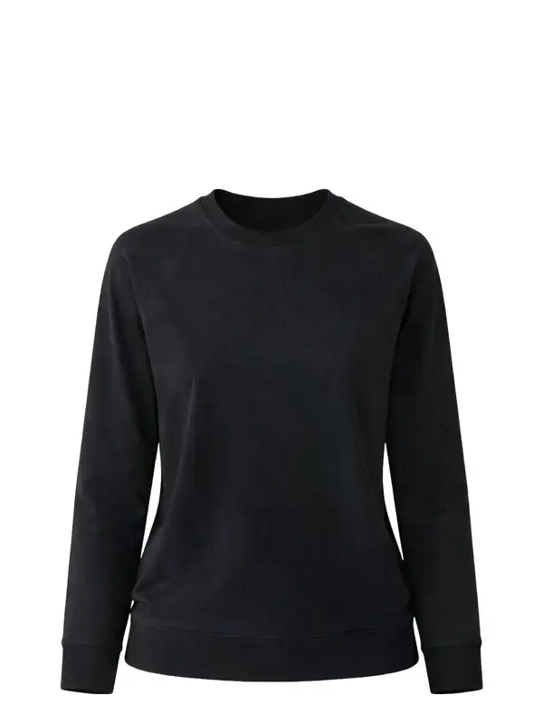 PATRICK ASSARAF Raglan Long-sleeved Sweatshirt - Black