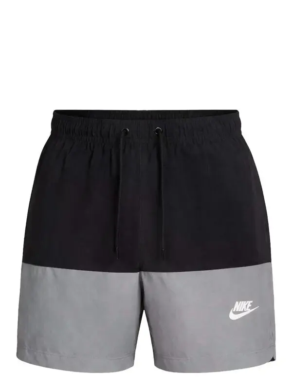 Nike Woven Colour-blocked Shorts - Black