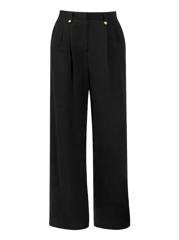 Martin Martin Jean Claude Buttoned Trousers - Black