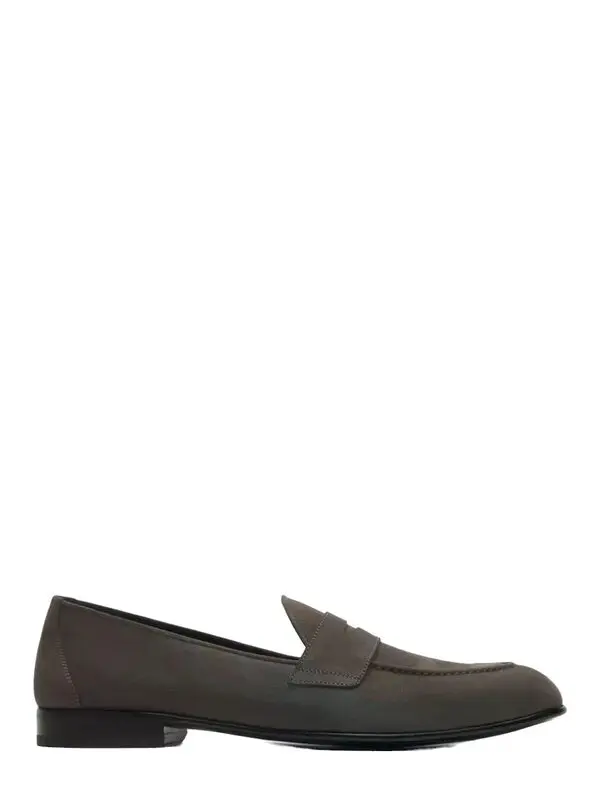 Brioni Appia Penny Loafers - Brown