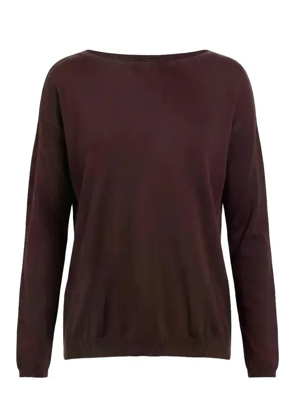 KONTATTO Ribbed-cuff Jumper - Brown