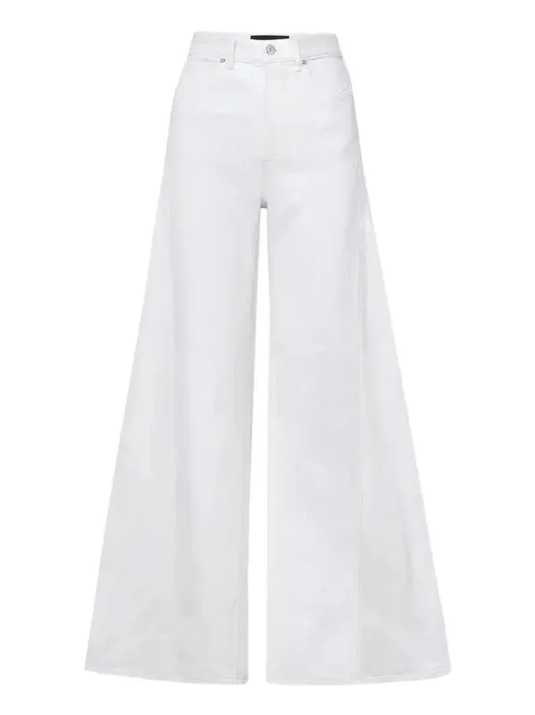Veronica Beard Wide Leg Jeans - White