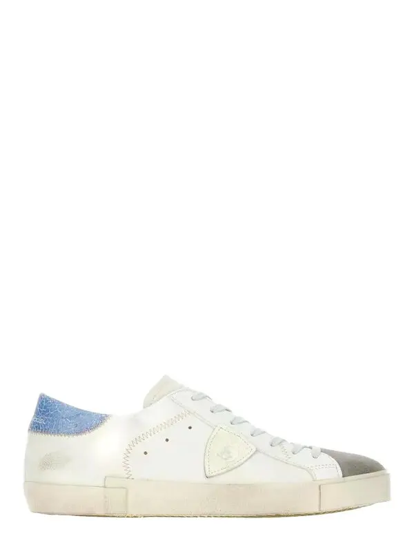 Philippe Model Prsx Leather Sneakers - White