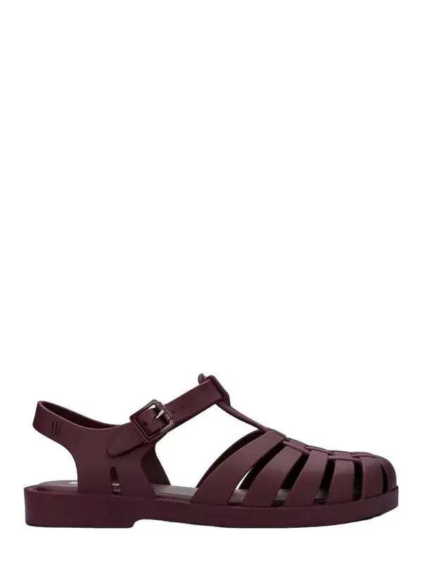 Melissa Possession Woven Buckle Sandals - Purple