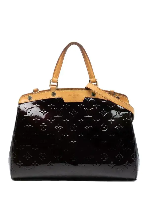 LOUIS VUITTON Monogram Vernis Brea Mm Satchel 2014 - Purple