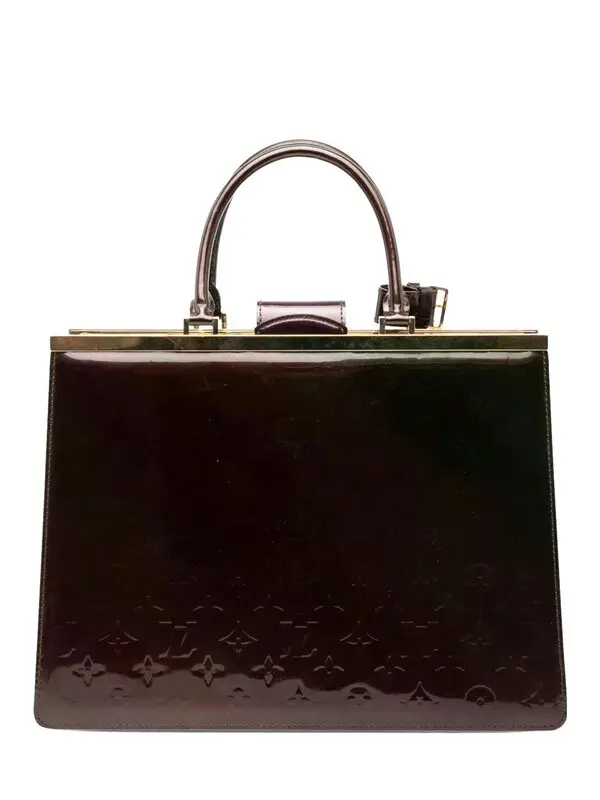 LOUIS VUITTON 2013 Monogram Vernis Deesse Gm Handbag - Purple