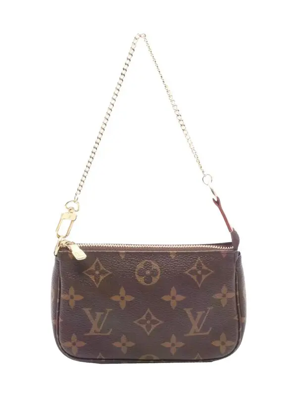 LOUIS VUITTON 2022 Monogram Mini Pochette Accessoires - Brown