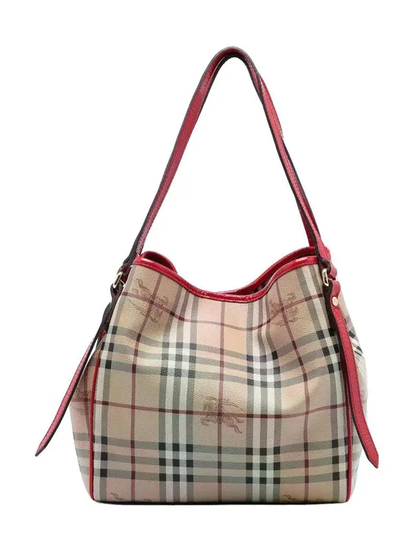 Burberry Haymarket Check Canterbury Tote - Brown