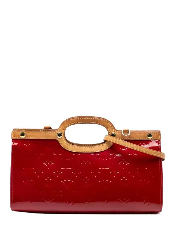 LOUIS VUITTON 2008 Monogram Vernis Roxbury Drive Satchel - Red