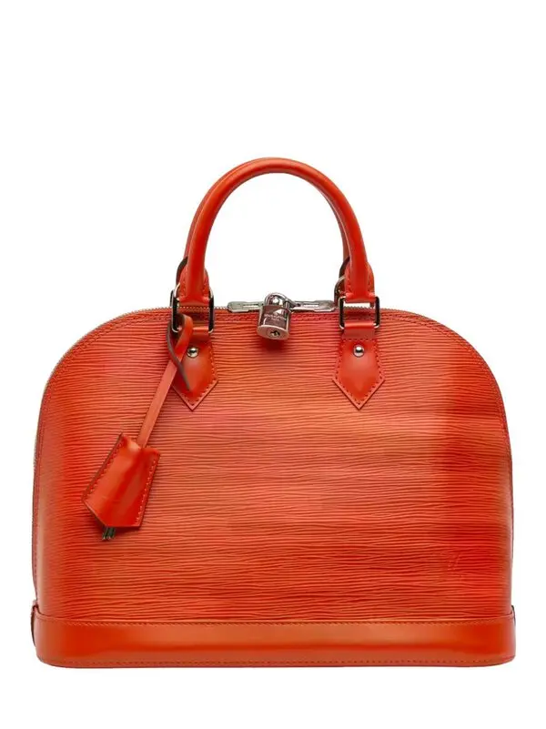 LOUIS VUITTON 2013 Epi Alma Pm Satchel - Orange