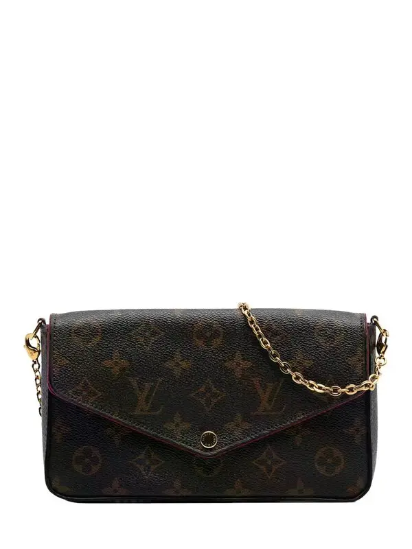 LOUIS VUITTON 2015 Pochette Felicie - Brown