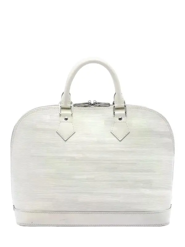 LOUIS VUITTON 2007-2025 Epi Alma Pm Handbag - White