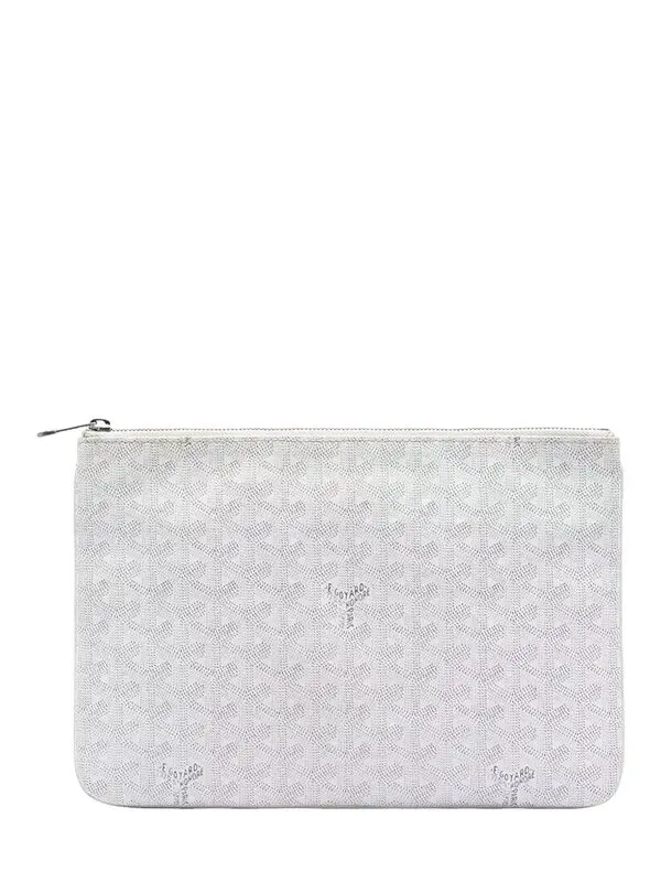 Goyard 2011 Ine Senat Mm Clutch Bag - White
