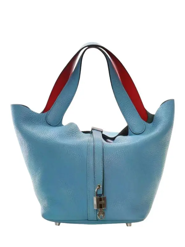 Hermès 2019 Picotin Lock 22 Eclat Handbag - Blue