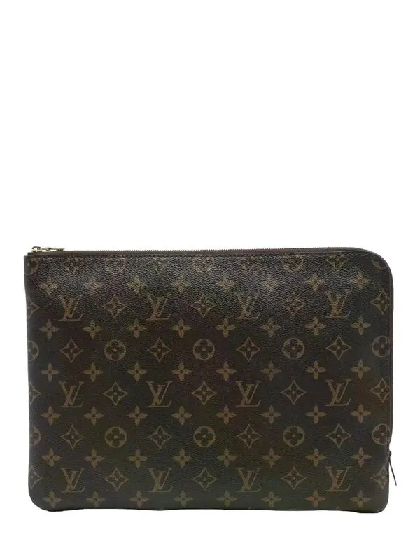 LOUIS VUITTON 2017 Monogram Etui Voyage Mm - Brown