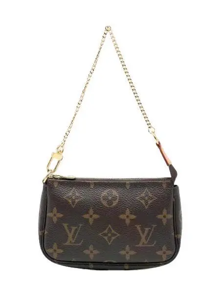 LOUIS VUITTON 2020 Monogram Mini Pochette Accessoires - Brown
