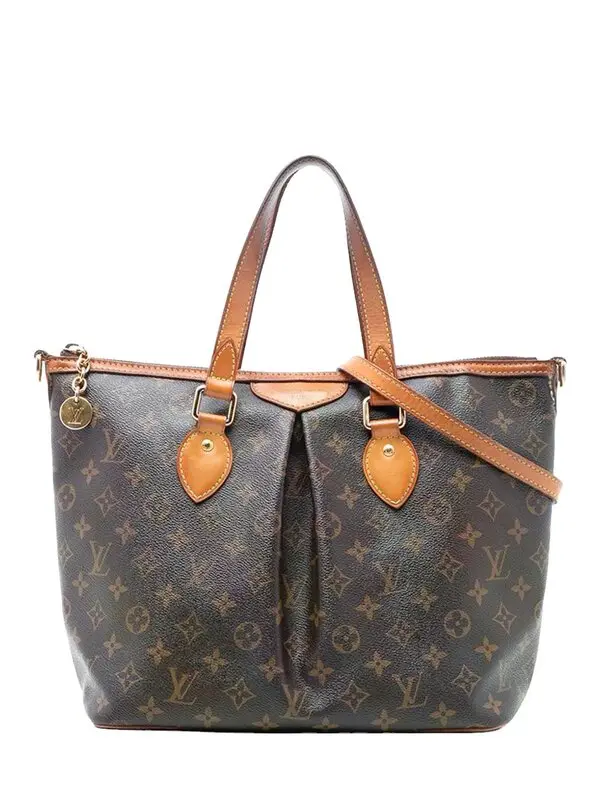 LOUIS VUITTON Monogram Palermo Pm Satchel - Brown