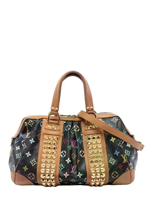 LOUIS VUITTON Monogram Multicolore Courtney Mm Satchel - Black